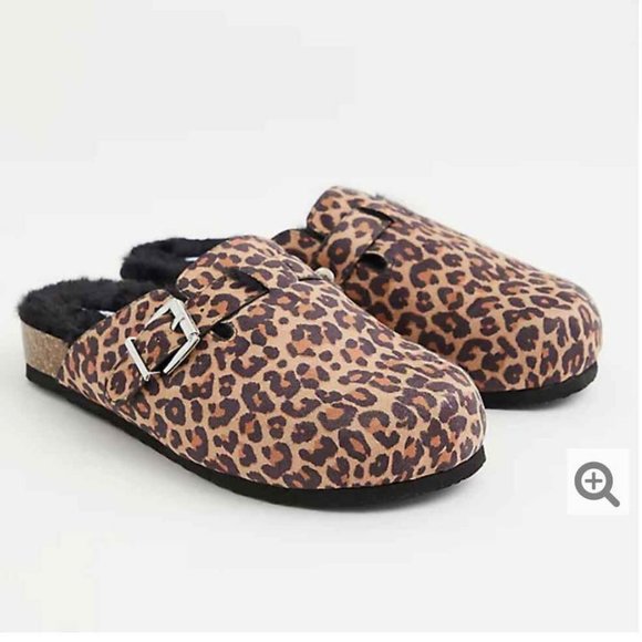 torrid | Shoes | Torrid Leopard Animal Print Cheetah Fur Flat Wide ...